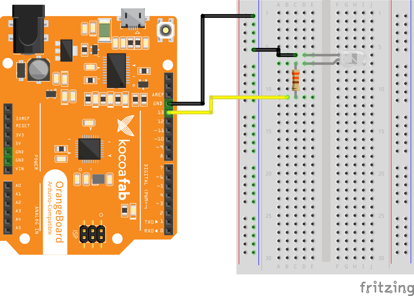스크래치 S4A x LED